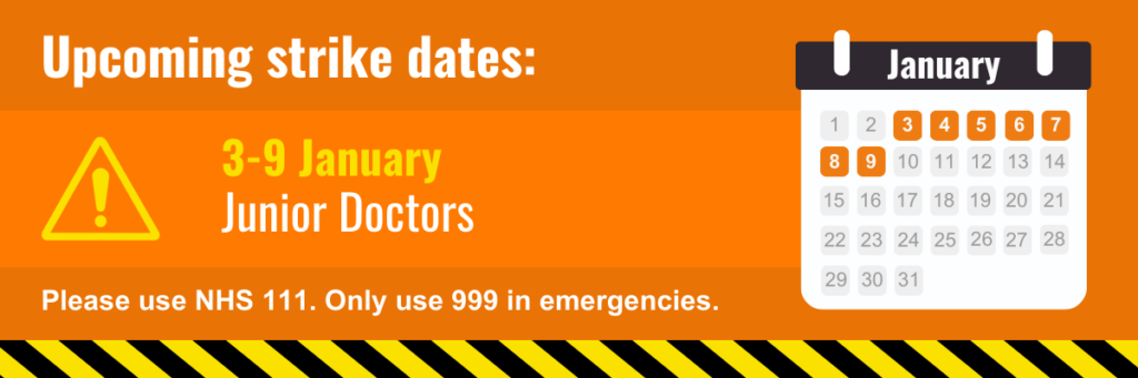 Junior doctor strike action: Christmas and New Year – Little Common ...